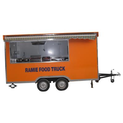 China Electric Food Trucks with Rolled Fried Ice Cream Machine and Optional Food Machines for sale