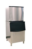 China Stainless Steel Fully-Automatic Industrial Ice Cube Machine with Water Dispenser for sale