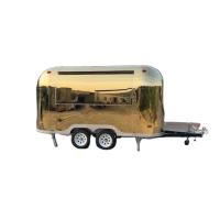 China Food Cart Business Trailer Cooking Cart Custom Food Trucks Gas Tow Truck for sale