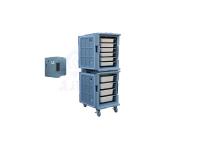China Food Storage Box Carrier with Casters Grey LLDPE Food Warmer Electrical Carrier for sale