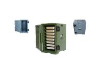 China Insulated Front Loading Food Pan Carriers for Fast Food Catering and LLDPE Material for sale