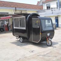 China Fiberglass Mobile Concession Trailer for Vending Chinese Fast Food on Road Wheels for sale