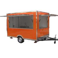 China 2300*1650*2300mm Mobile Barber Truck Modern Crepe Trailer for Drinks and Food Vending for sale