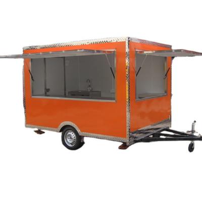 China 2300*1650*2300mm Mobile Barber Truck Modern Crepe Trailer for Drinks and Food Vending for sale