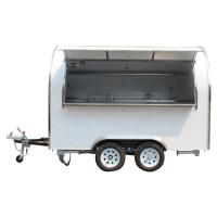 China 2300*1650*2300mm Mobile Barber Truck Modern Crepe Trailer for Drinks and Food Vending for sale