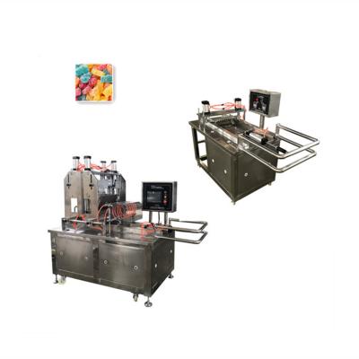 China 20-50kg/h Sour Blueberry Gummy Candy Machine for Retail Sale Jelly Candy Production for sale