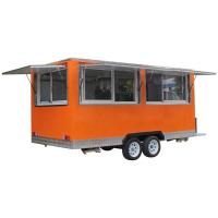 China Outdoor Bread Carts for Sancks and Mobile Coffee Trailer at Commercial Merchandise Cart for sale