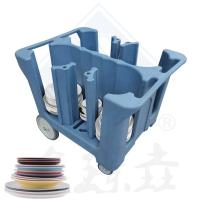 China Plastic Hotel Buffet Food Equipment Serving Trolley for Restaurant Dishes Collection for sale