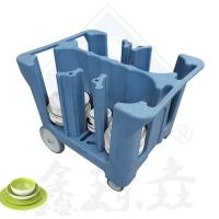 China Easily Cleaned Serving Trolley for Organized Dish Collection in Restaurant Kitchens for sale