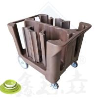 China Hospitality Hotel Supplies Dish Transporting Trolley with Modern Design Dish Cart for sale