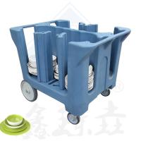 China Hospitality Hotel Supplies Dish Transporting Trolley with Modern Design Dish Cart for sale