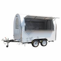 China 1.5kw Street Mobile Food Truck Cart Travel Camping Camper Trailer Van Bicycle Ice Cream Food Cart for sale