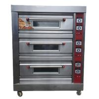 China 2/3/4/6/9 Trays Capacity Commercial Baking Bread Pizza Cake Cooking Gas Electric Oven for sale