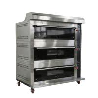 China 2/3/4/6/9 Trays Capacity Commercial Baking Bread Pizza Cake Cooking Gas Electric Oven for sale
