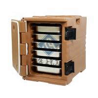 China 90L PU Commercial Catering Food Display Transport Container Insulated Thermo Box for sale