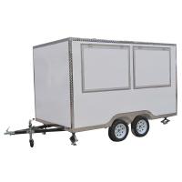 China 1000kg Outdoor Mobile Food Trailer Chicken Hot Dog Ice Cream Noodle Pizza Coffee for sale