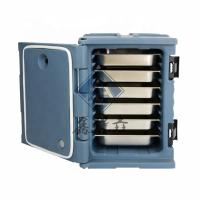 China 90L PU Commercial Catering Food Display Transport Container Insulated Thermo Box for sale