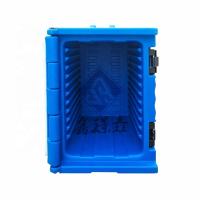 China Transportation Rotational Molding Plastic Insulated Food Pan Carrier with PU Material for sale