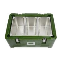 China Plastic Insulated Lunch Box Container for Fish Transport Microwave and Dishwasher Safe for sale