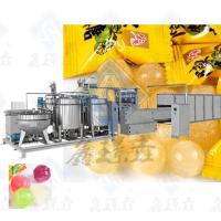 China Whole Full Automatic Fruit Apple Shape Lollipop Making Machine Jelly Soft Candy Production Line for sale