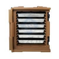 China Hot Food Carrier 120L Insulated Container with Eco-friendly Rotomolding Plastic Material for sale