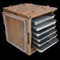 China Hot Food Carrier 120L Insulated Container with Eco-friendly Rotomolding Plastic Material for sale