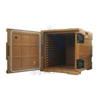 China Hot Food Carrier 120L Insulated Container with Eco-friendly Rotomolding Plastic Material for sale