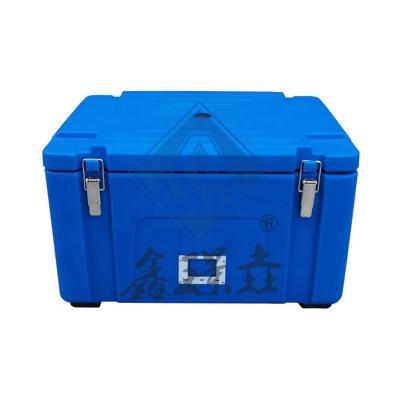 China 60L Catering Equipment Transit Eco-friendly PU Electric Insulated Food Pan Carrier Box for sale