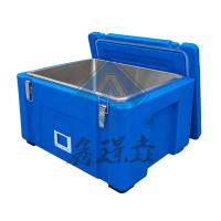 China 60L Catering Equipment Transit Eco-friendly PU Electric Insulated Food Pan Carrier Box for sale