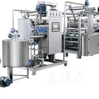 China Full Automatic Gelatin Apple Bear Shape Jelly Candy Depositing Production Line for Candy 150-600kg/h for sale