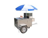 China 200 Set Outdoor Street Food Vending Cart for Mobile Cold Hot Food Truck Kitchen for sale