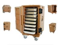 China Insulated Thermal Box for Food Storage Restaurant Food Pan Carrier LLDPE Material for sale