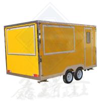 China Outdoor Street Food Vending Cart Four Wheels Mobile Kitchen for Food Cart Machine for sale