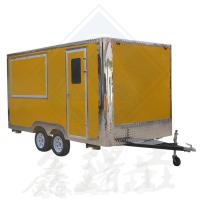 China Outdoor Street Food Vending Cart Four Wheels Mobile Kitchen for Food Cart Machine for sale