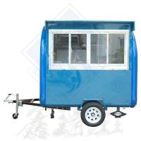 China Outdoor Street Food Vending Cart Four Wheels Mobile Kitchen for Food Cart Machine for sale