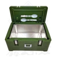China Insulated Ice Cooler Box for Outdoor Insulation Rotomolded Food Warming Cabinet for sale