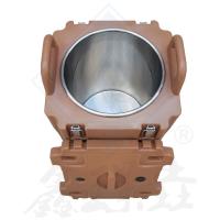 China Insulated Portable Round Barrel Beverage Cooler for Food Warming Cabinet Easy to Clean for sale
