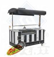China Corn Raw Material Collapsible Food Cart for Ice Cream Coffee and More Durable Design for sale