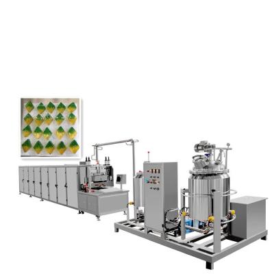 China Gummy Soft Lollipop Candy Filling Machinery for Automatic Industrial Candy Production for sale