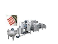 China Gummy Soft Lollipop Candy Filling Machinery for Automatic Industrial Candy Production for sale