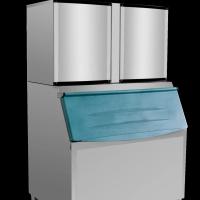 China 1230x930x1940mm Commercial Ice Cube Maker Machine with Air Cooling or Water Cooling for sale