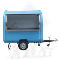 China Outdoor Mobile Food Cart Trailer Truck with Customized Equipment and Electric System for sale