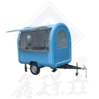 China Outdoor Mobile Food Cart Trailer Truck with Customized Equipment and Electric System for sale