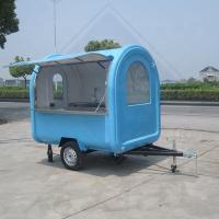 China Outdoor Mobile Food Cart Trailer Truck with Customized Equipment and Electric System for sale