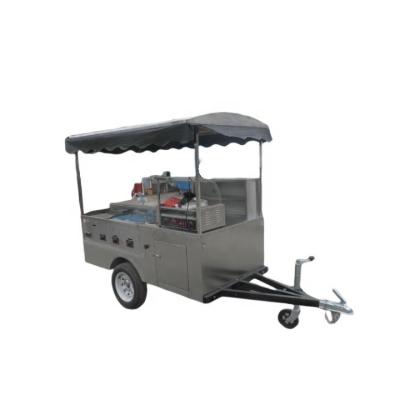 China Long Service Life Mobile Food Cart Customized Equipments and Juice Trailer with Wheels for sale