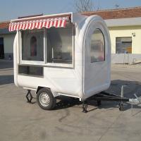 China Modern Style Food Cart Refrigerator for Customized Color Ice Cream Cart Shop Hot Dog for sale