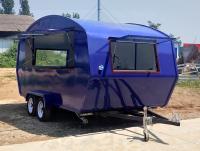China Fully Equipped Concession Trailer for Long Service Life Food Truck on Outdoor Street for sale