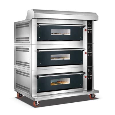 China High Productivity Electric Deck Oven for Commercial Baking of Loaf Bread for sale