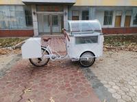 China Mobile Food Truck Machinery Function Provide food with Tricycle Bike Food Cart for sale