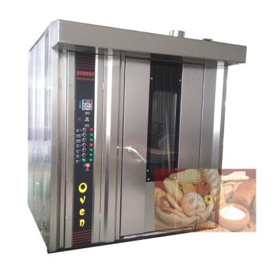 China 50.5KW Electric Diesel Gas Rotary Oven for Baking Bread Making in Commercial Catering for sale